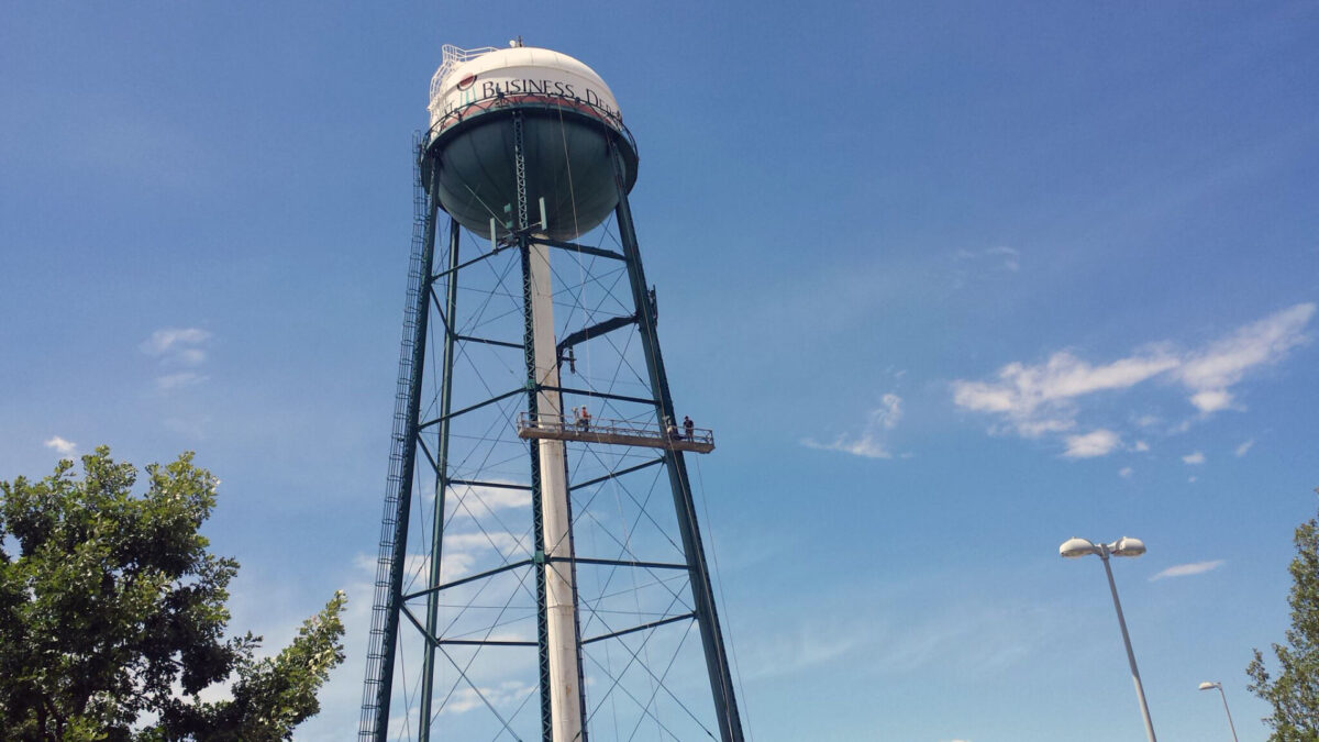 Iconic Ogden water tower getting a facelift | News, Sports, Jobs ...